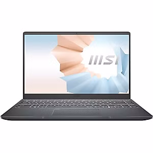 MSI Modern 15 Thin and Light Daily Laptop: 15.6" FHD 1080p, Intel Core i7-1195G7, Intel Iris Xe, 16GB, 512GB SSD, Win10, Carbon Gray (A11MU-681)
