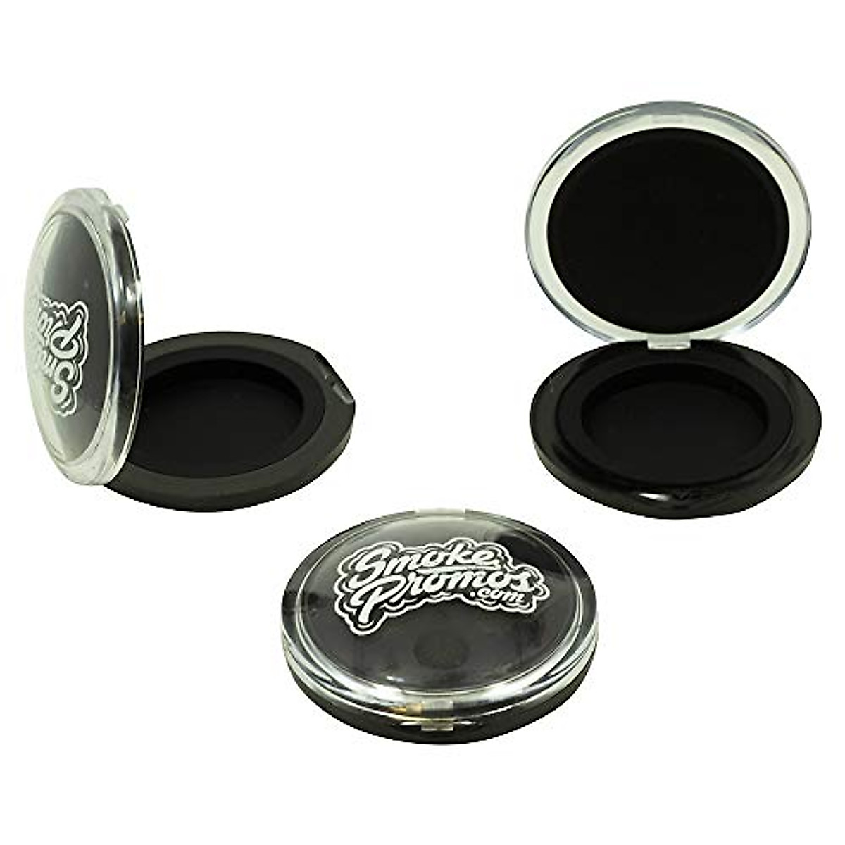 Non-Stick Silicone Wax Concentrate Compact Clamshell Containers 7 ml Multi Use Storage Jars (3, Assorted)