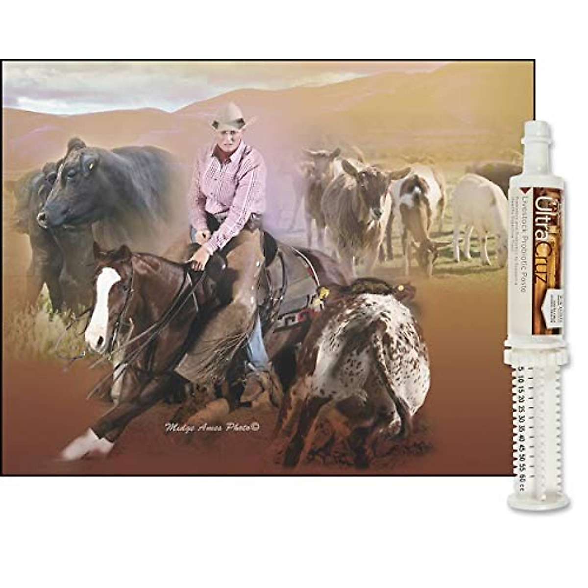 UltraCruz Livestock Probiotic Supplement, 60 ml, Paste (4 Day Supply)