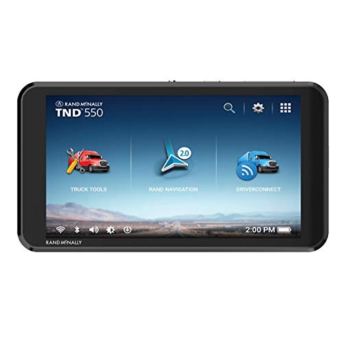 Rand McNally TND 550 5-inch GPS Truck Navigator Easy-to-Read Display Custom Truck Routing and Rand Navigation 2.0