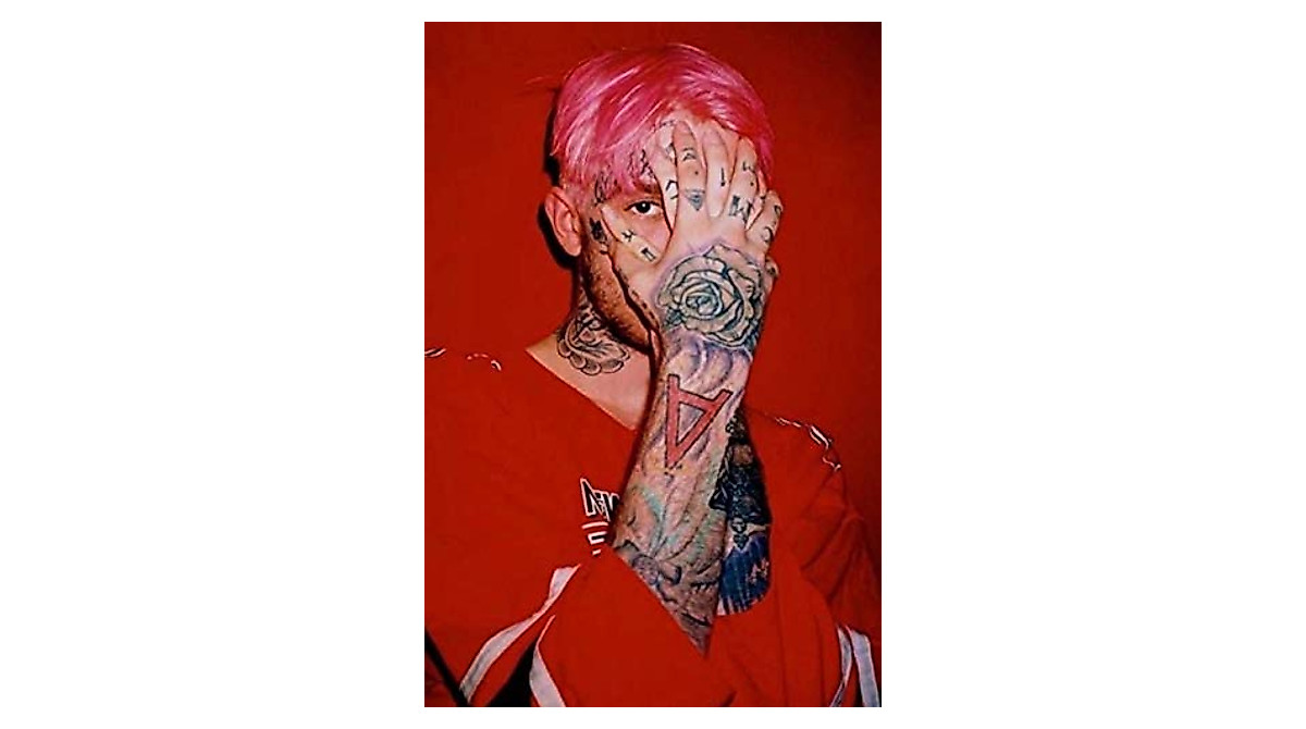 Lil Peep Wall Art Poster 12x18 – Vibrant Concert Tour Decor
