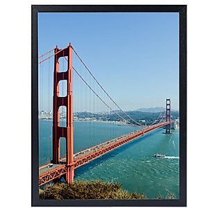 HEYTUYA 13x17 inch Picture Frame Black for Wall Hanging, Poster Frame, Wall Gallery Photo Frame with Shatter Resistant Plexiglas, Black