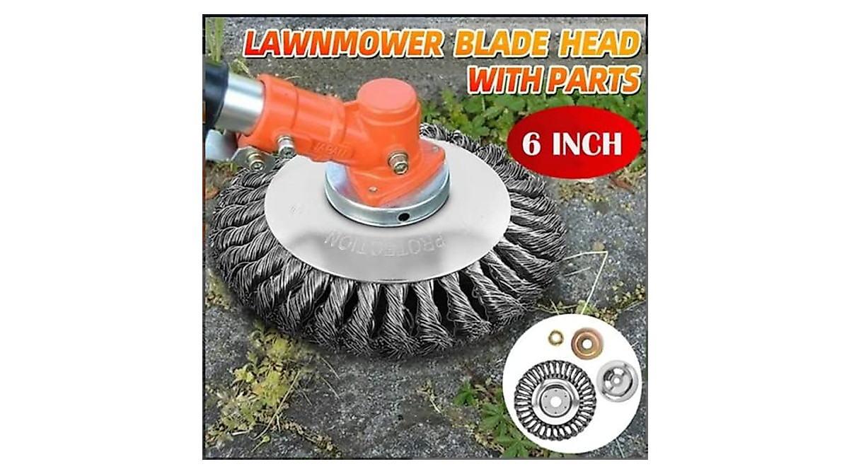 Unbreakable Lawn Mower Blade Head for Quick Cutting