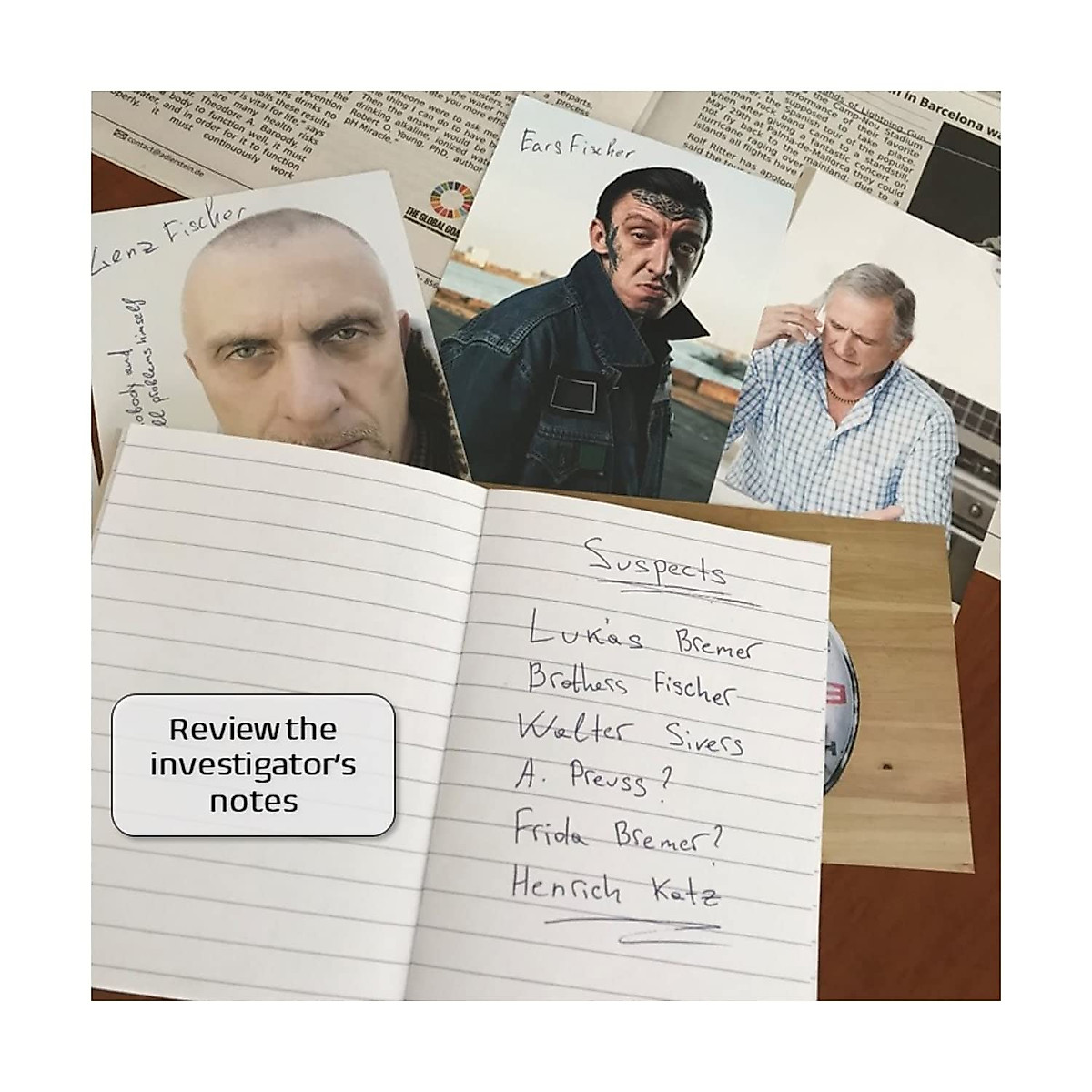 Murder Mystery Party Case Files: Fire in Adlerstein for 1 or More Players Ages 14 and Up