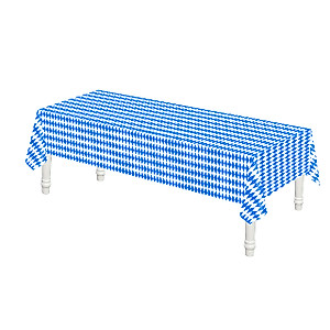 TUPARKA Oktoberfest Tablecloth 3 Packs 54''x108'' Oktoberfest Flag Patterned Table Cover for Oktoberfest Octoberfest German Party Decorations Oktoberfest Decor