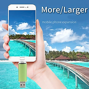 128GB Micro USB Flash Drive, USB 2.0 Storage Memory Stick OTG Thumb Drives, for Cell Phone Computer Save Photos Pictures Video Music etc