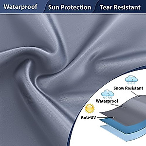 Fezosy Outdoor Furniture Cover, Patio Furniture Covers Waterproof for Chairs, Heavy Duty 600D Waterproof Patio Chair Covers, 32" W x 37" D x 36" H Lawn Outdoor Chair Cover 2-Pack