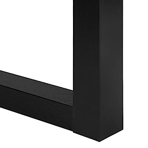 Monarch Specialties 7691 Computer Desk, Home Office, Laptop, Left, Right Set-up, Storage Drawers, 48" L, Work, Laminate, Contemporary, Modern Desk-48 Facing, 47.25" L x 23.5" W x 30" H, Black/Black