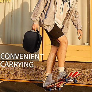 BnLnHOGVR Compact Hard Carrying Case for Meta Quest 3S/Quest 3 VR Headset Lightweight and Portable Protection, Travel Case Storage VR Gaming Headset and Touch Controller Accessories