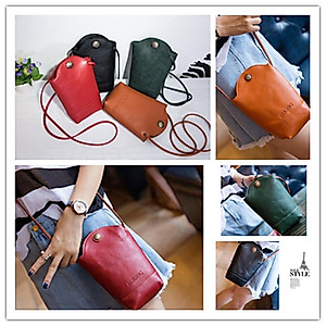 Shoulder Bag, Women Messenger Bags Casual Slim Crossbody Tote Handbag Small Body Bags (Red)