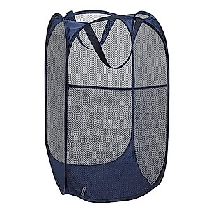 Laundry Pop-up Hamper Dirty Clothes Basket With Carry Handles Durable Fabric Collapsible Design for Clothes
