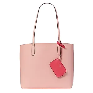 Kate Spade Ava Leather Reversible Tote (Donut Pink)