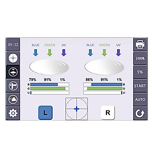 AISITESY Auto Lensmeter Optometry Optics Lensometer Lm-1900pd Auto Digital Lensmeter for Ophthalmology Focimeter with Built-in Printing