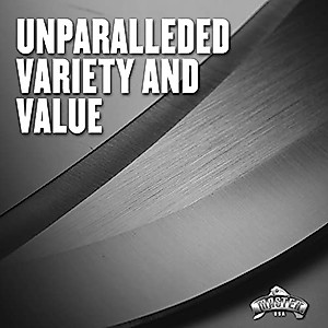 MASTER USA – Spring Assisted Open Folding Knife – Satin Finish Stainless Steel Blade, Black Injection Molded ABS Handle with Pocket Clip, Tactical, EDC, Self Defense- MU-A094S,Silver