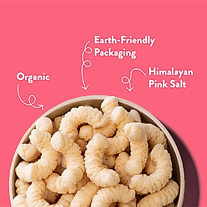 LesserEvil Himalayan Pink Salt Organic Paleo Puffs, Grain Free, Vegan, Minimally Processed, No Vegetable Oil, 5 Oz, Pack of 3