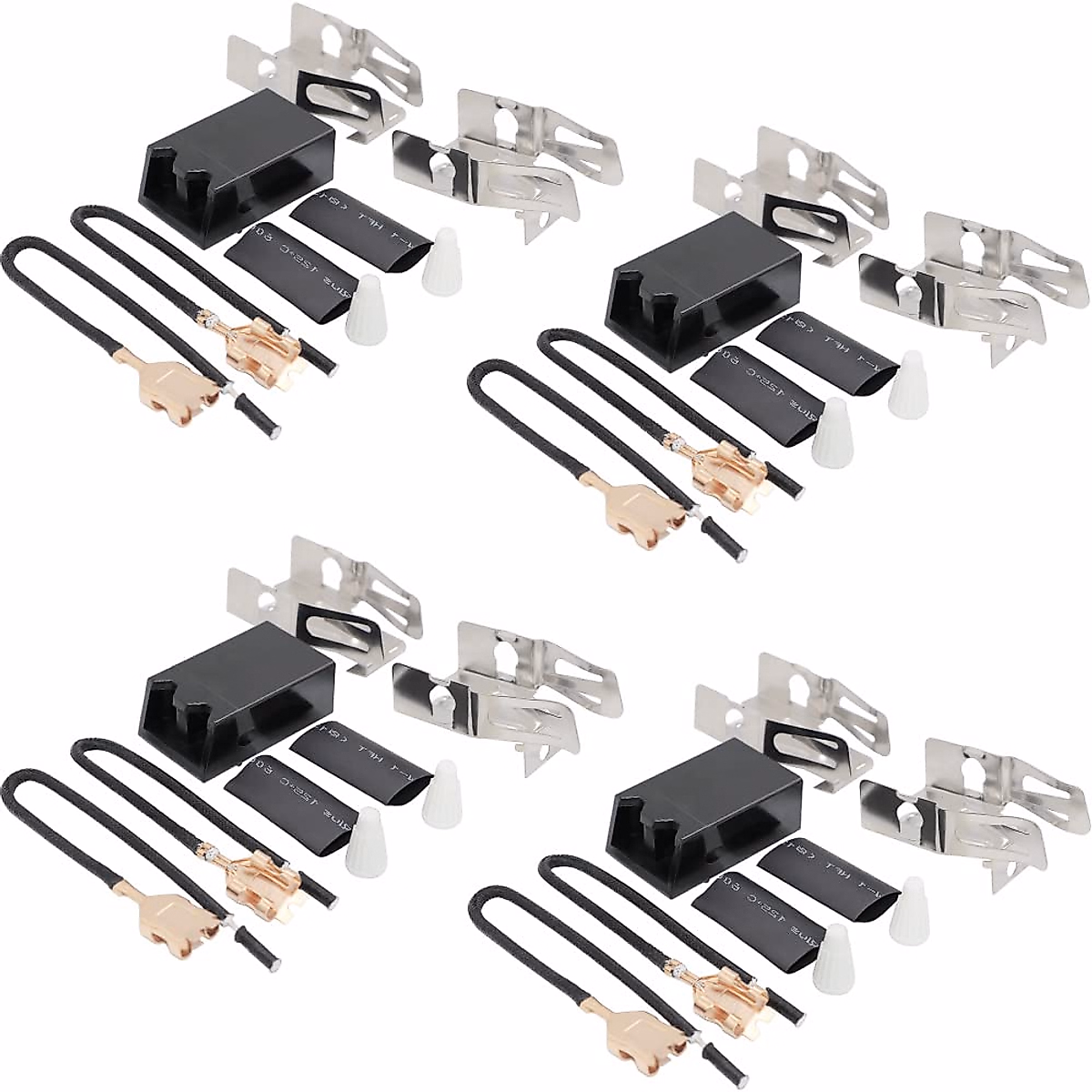 330031 Range Burner Receptacle kit Replacement for 5303935058 814399 5301167733 WB17X210 by AMI PARTS (4 Pack)