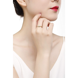 S925 sterling silver unique personality teardrop snake, eyes set with green spines, retro style zodiac animals, stackable women's rings, gifts（Size: 7）