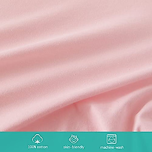 Bassinet Sheets Fit for Graco Sense2Snooze, Snoo, Delta Children, Dream On Me Karley, Chicco and Regalo Baby Bassinet,100% Cotton, 2 Pack, Ultra Soft Bassinet Sheet, Pink and Purple