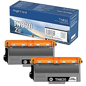 VASERINK 2 Pack Black TN820 Toner Cartridge Compatible Replacement for Brother DCP-L5650DN MFC-L6750DW MFC-L5900DW HL-L6300DW Printer