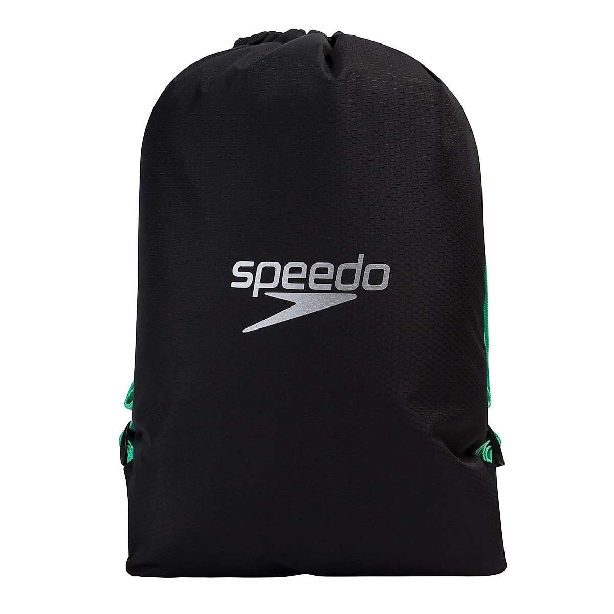 Speedo Unisex's Pool Bag, Black/Green Glow, One Size