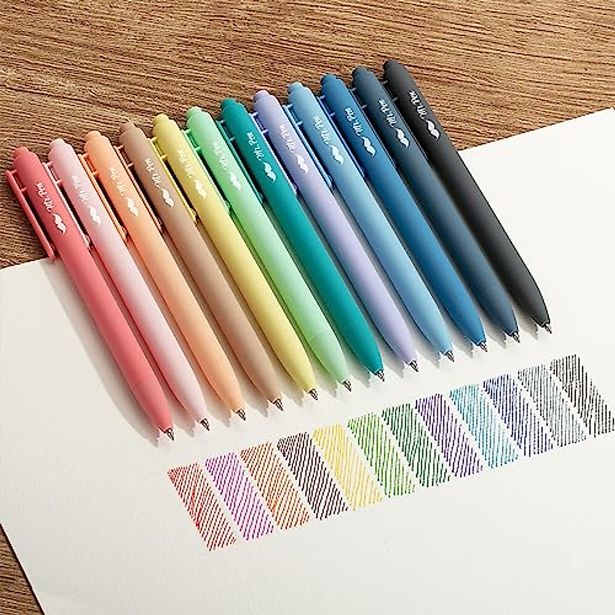 Mr. Pen- Retractable Gel Pens, 12 Pack, Fast Dry, Gel Pens Fine Point 0.7mm, Retractable Pens, Cute Pens, Gel Ink Pens, Aesthetic Pens for Journaling, Fine Tip Pens