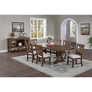 Wycian Boho High Chair, Boho Chair 2PCS Brown Solid Wood 20" L 23" W 39" H Living Room Bedroom Dining Rooms Garden Patio Recliner Chair