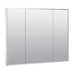 Zenith M36, Beveled Tri-View Medicine Cabinet, Frameless