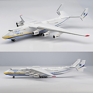 1:200 An-225 Antonov Resin Aircraft Model Toy 17 inch Ukraine Painted Mriya Transporter Display Model Plane for Collection