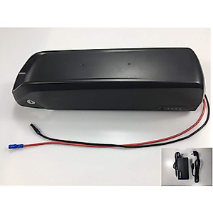 NBPOWER USA Warehouse !52V 17.5 Ah 18650 Cell Li-ion Battery with BMS, E-Bike 52V Battery Pack with 2A Charger,.for 48V-52V 1500W- 2000W Hub Motor, E-Bike Kit, Electric Bicycle Conversion Kit.
