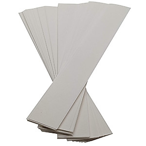 Grade 1 Chromatography Paper 6 x 0.75 Inches for Laboratories, School, Pigment Separation and Experiments [Bag of 50 Strips]