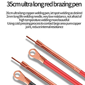 Yuisle Portable Spot Welder Kit for Welding 18650 Battery Spot Device 0.1-0.15mm Nickel Sheet 10-15V Service Power Portable spot Welder Pen