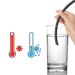 Garden Watering Tube, 4mm Drip Irrigation System Hose Blank Distribution Misting Tubing Main Line Automatic Water Pipe DIY Small Lawn Agriculture Hydroponics Flower Patio Emitters Bubbler Sprinkle 20M