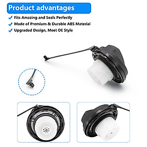 Gas Cap Fuel Cap OEM 31010-3L600 For Hyundai Accent Azera Elantra GT Entourage Equus Genesis Coupe Santa Fe Sonata Tucson Veloster, Kia soul sedona Forte Sportage Sorento Optima Amanti Fuel Tank Caps.