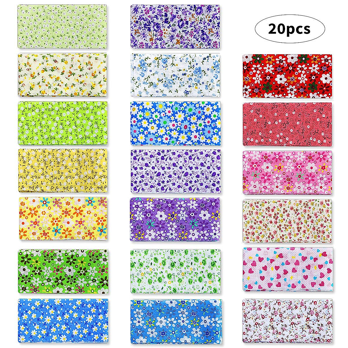 Pralb Miniatures Jelly Roll Collection 40 Precut 2.5-inch x 42 inch Quilting Fabric Strips