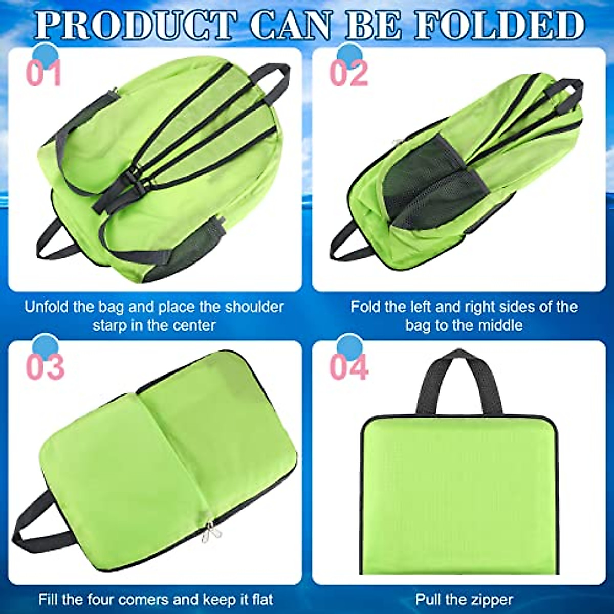 24 Pieces Backpack 17 Inch Backpacks 5 Assorted Colors Foldable Lightweight Bookbags Student Outdoor Travel School Book Bag with Storage Bag