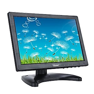 Eyoyo 10 Inch IPS LCD Monitor 1280x800 Resolution Support HDMI VGA BNC AV Input for PC TV Security Display(10 inch)