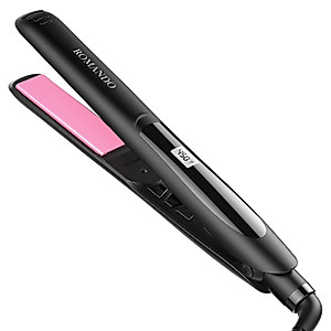 Professional Hair Straightener, Dual Voltage Ceramic Flat Iron for Hair