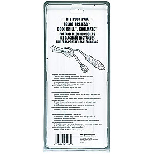 Igloo 12-Volt DC Power Cord, Black (25121)