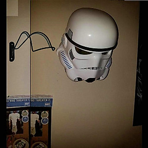 Strong Iron Rack for Electronic Helmet Wall Mounted | Helmet Storage Display | Helmet Collection Wall Hanger Stand | No Helmet