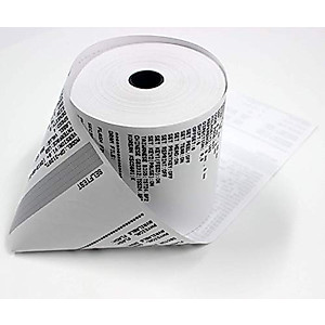 Clover PoS 3-1/8" x 230' (50 GSM) Thermal Receipt Paper - 50 New Rolls from BUYREGISTERROLLS