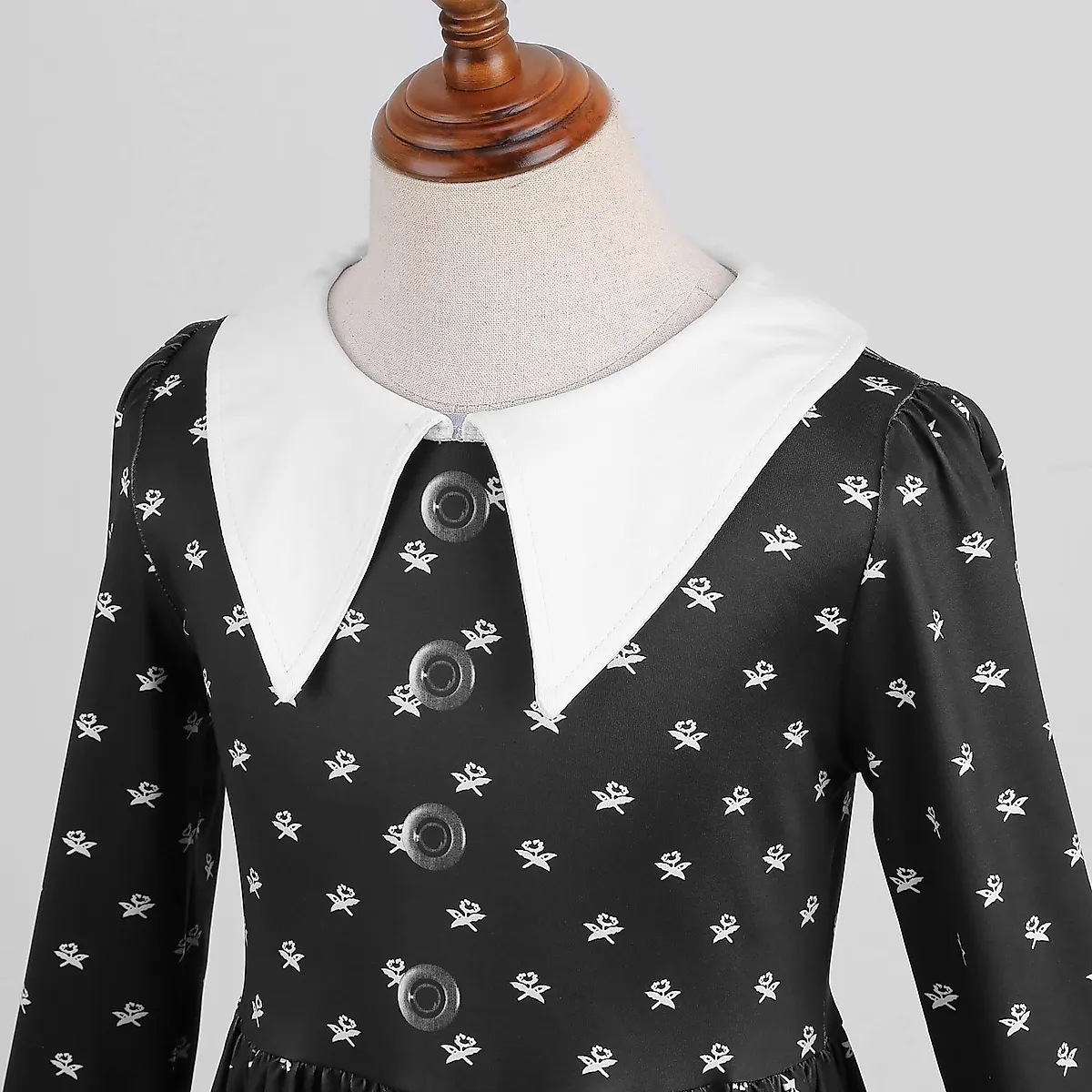 Chektin Black Costume Dress for Girls - Kids Princess Dresses Dress up Clothes for Little Girls