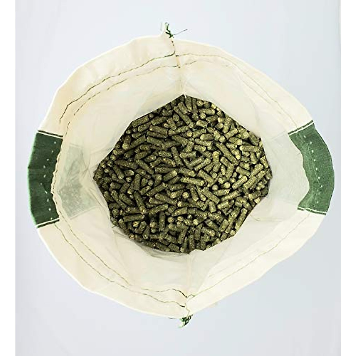 Alfagrow - 10 lbs Alfalfa Pellets, Natural Fertilizer, Soil Amendment, Mulch, High in Nitrogen, Canvas Drawstring Reusable Bag, Great for Roses