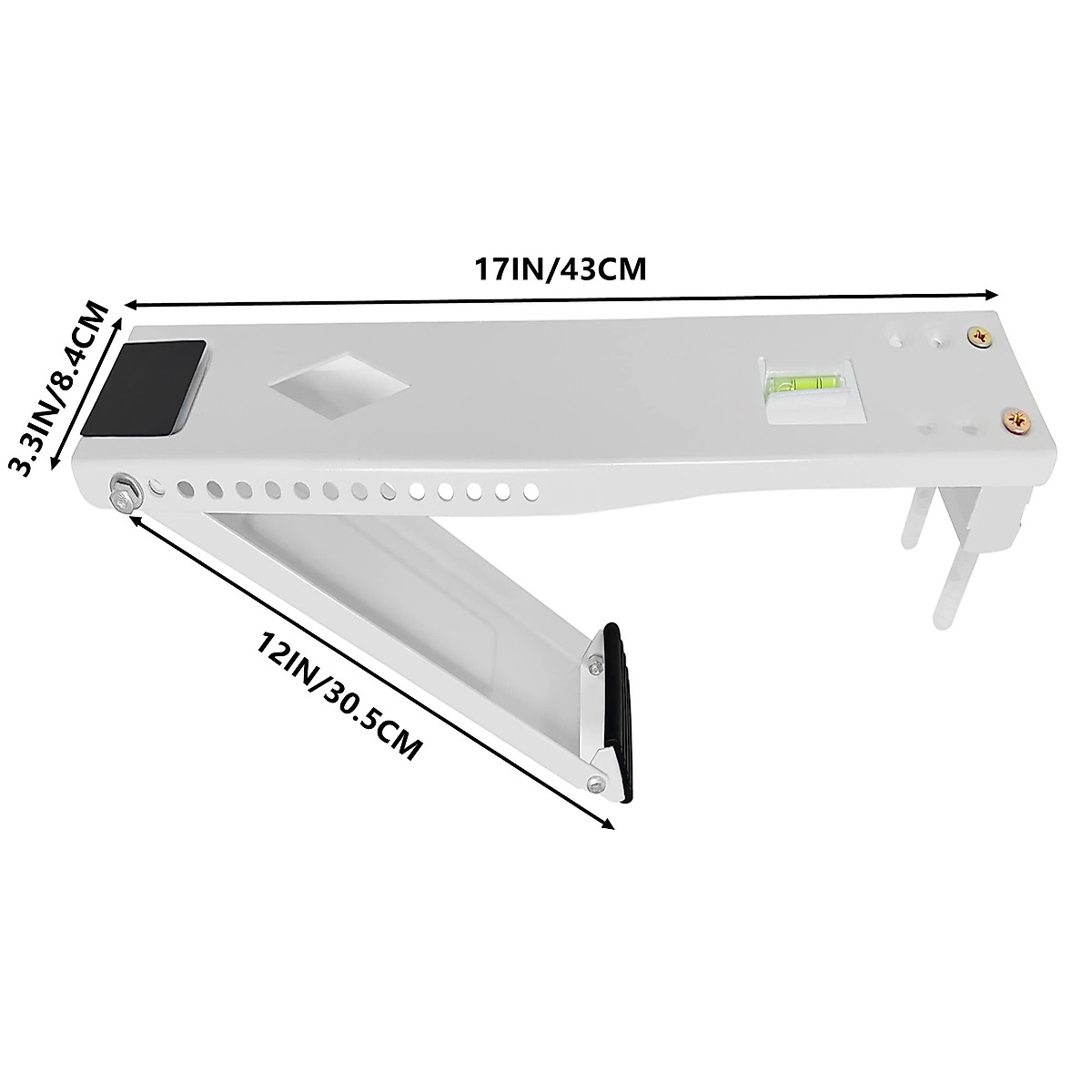 Universal Window Air Conditioner Bracket Universal AC Window Support Bracket - Heavy Duty Support Up to 165 lbs, 5,000 to 22,000 BTU AC Units