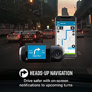 Cobra Smart Dash Cam with Interior Cam (SC 201) - Full HD 1080P Resolution, Built-in WiFi & GPS, Live Police Alerts, Incident Reports, Emergency Mayday, Drive Smarter App, 16GB SD Card Incl.