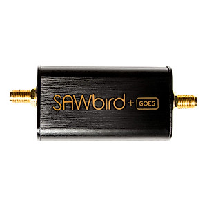 NooElec SAWbird+ GOES - Premium Saw Filter & Cascaded Ultra-Low Noise LNA Module for NOAA (GOES/LRIT/HRIT/HRPT) Applications. 1688MHz Center Frequency