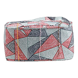 HEXILIN Empty Knitting Yarn Storage Case Carrying Knitting Needles Crochet Hooks Sewing Accessories Bag (Blue, One Size)