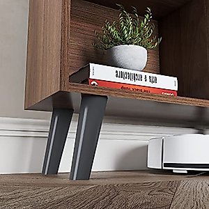 WAHEY Bookcase, 8 Cube Open Storage Display Bookshelf with Legs, HOFB012