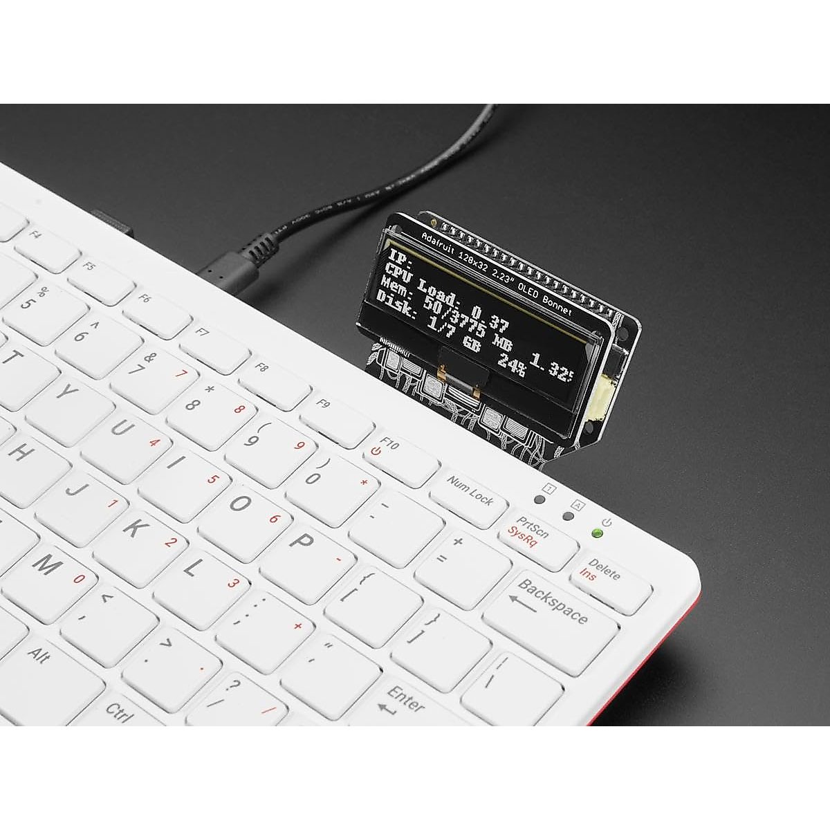 CYBERDECK Bonnet for Raspberry Pi 400 Ada 4862