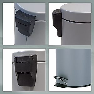 Kela 24295 Monaco Pedal Bin, 3L, Alps Green