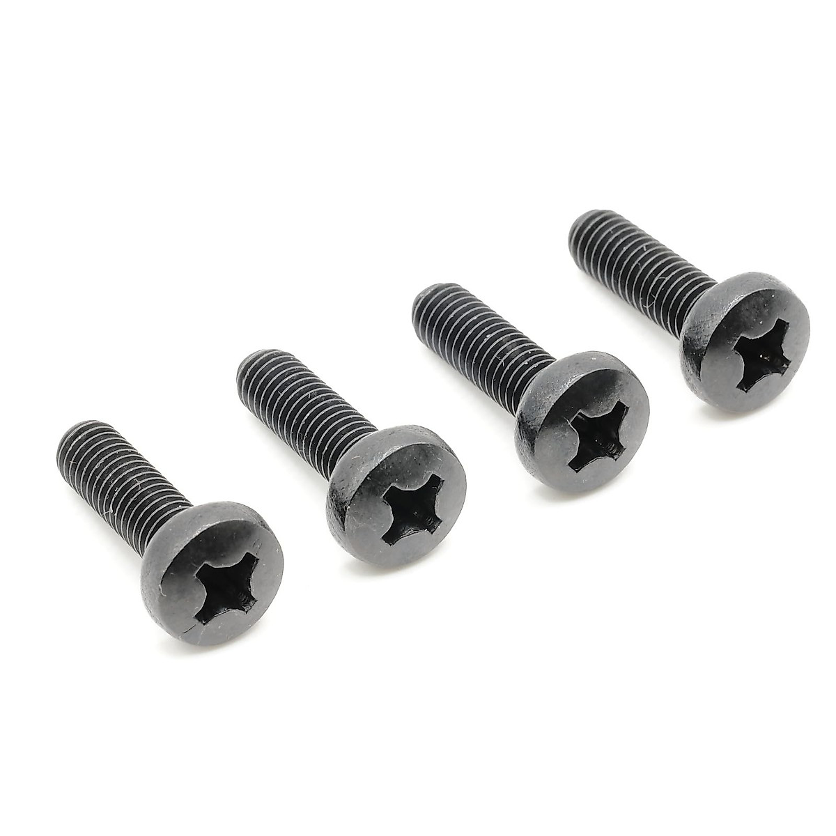 ReplacementScrews Rear License Plate Screws Compatible with Hyundai Santa Fe - Stainless Steel - Black Oxide (Pack of 4)